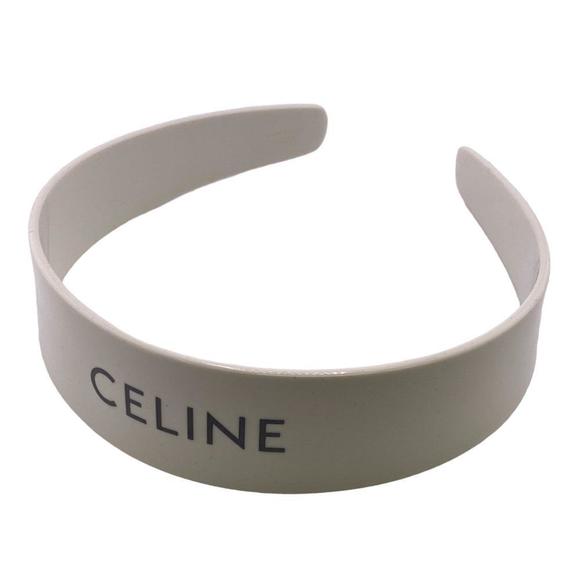 Celine | Accessories | Celine Resin Headband Hair White Womens Z00521 ...